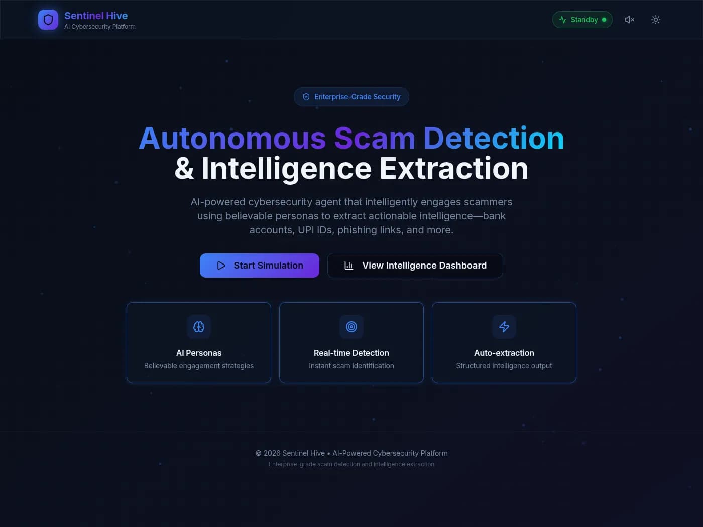 Sentinel Hive SOC Dashboard
