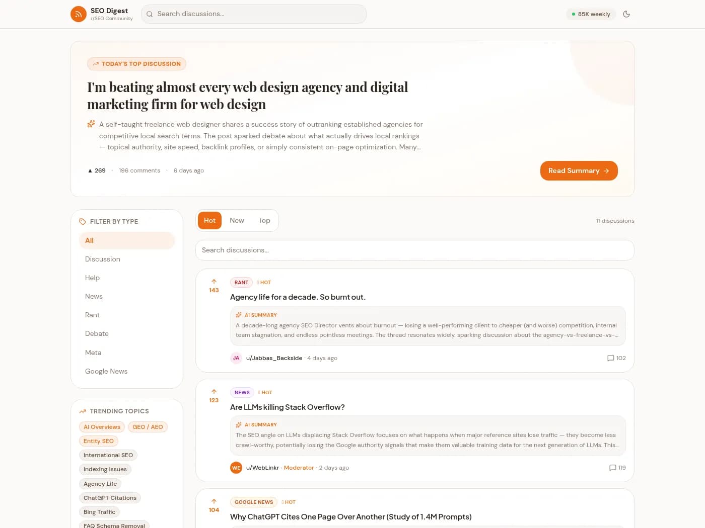 SEO Community Digest