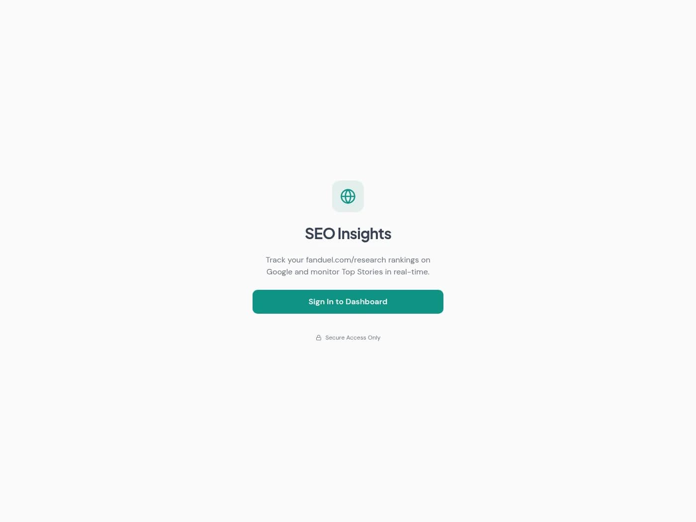 SEO Insights Dashboard