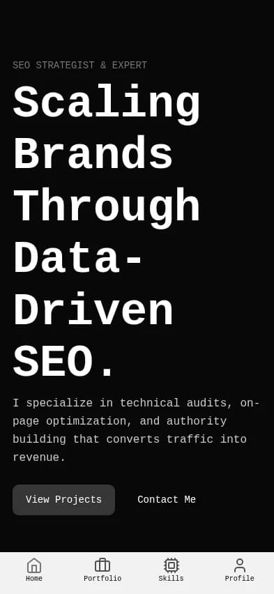 SEO Portfolio Hub
