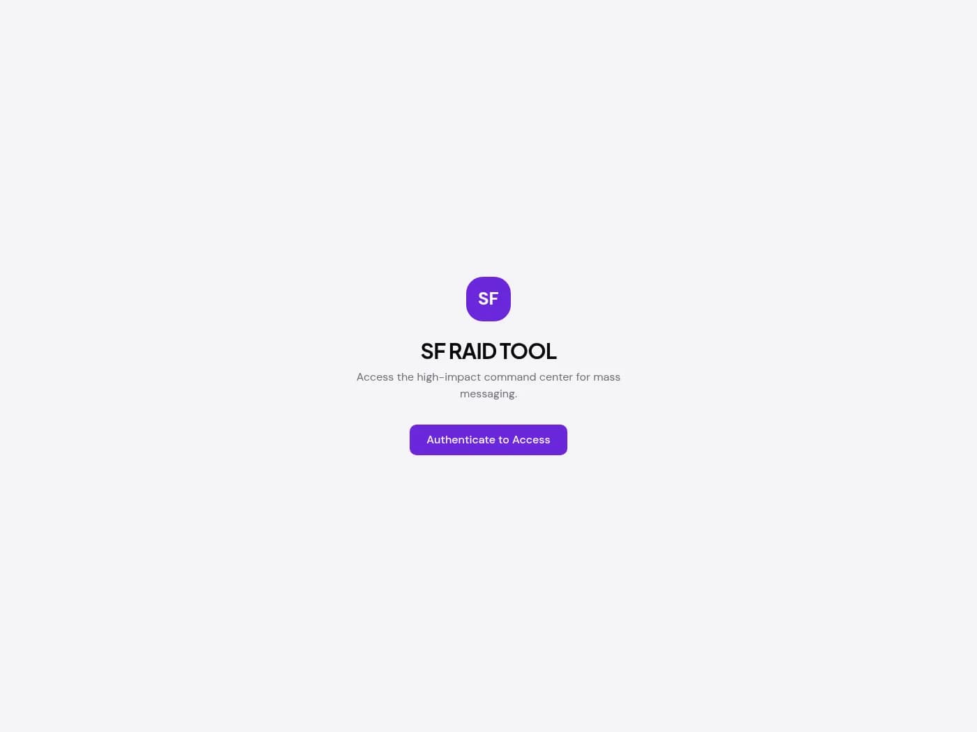SF Discord Raid Tool