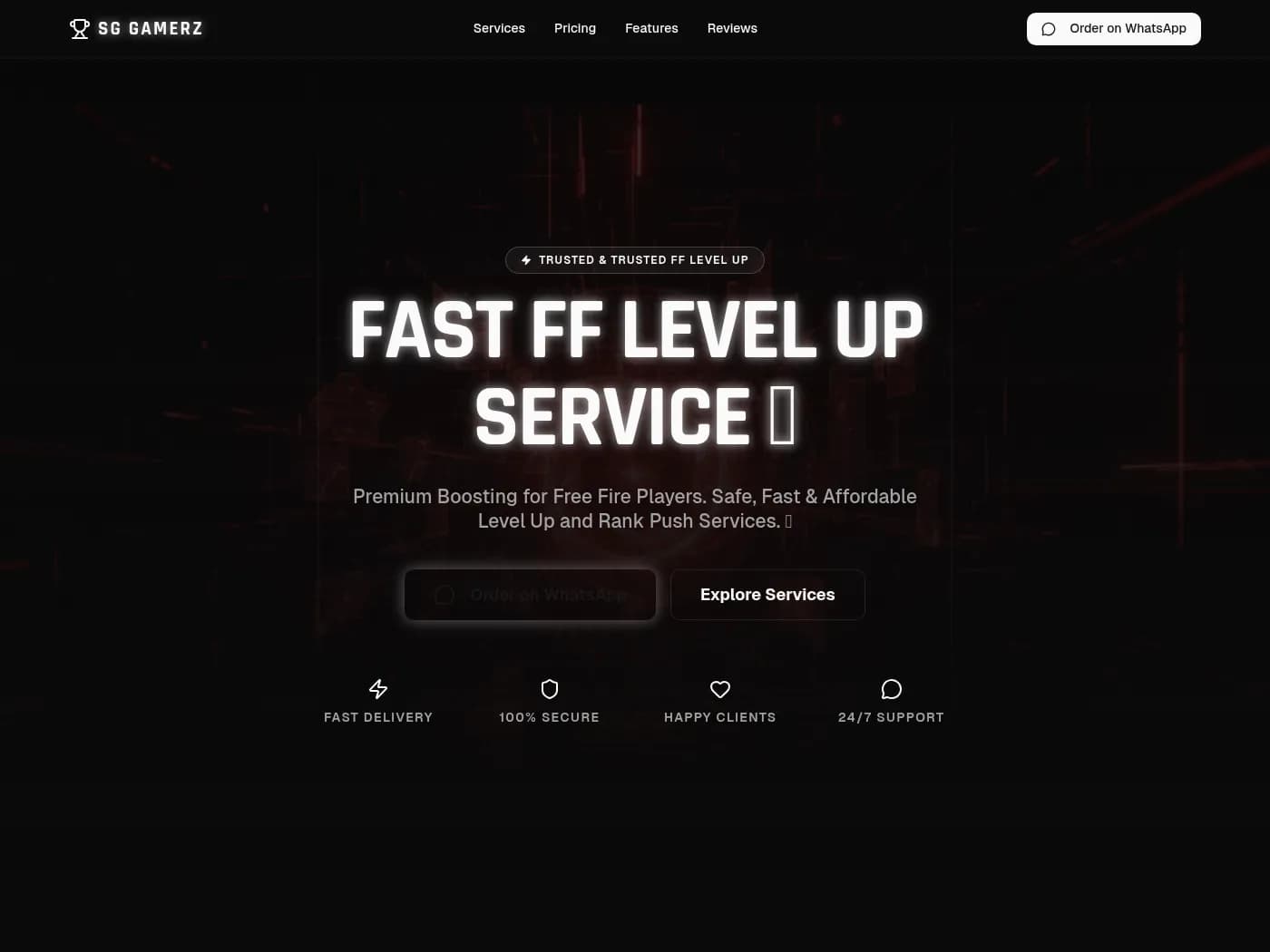 SG Gamerz Boosting Site