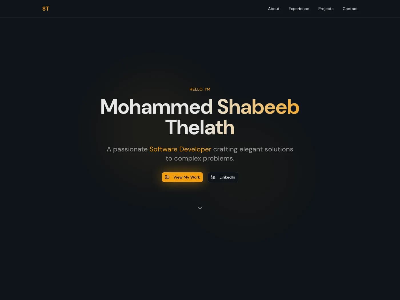 Shabeeb Personal Portfolio