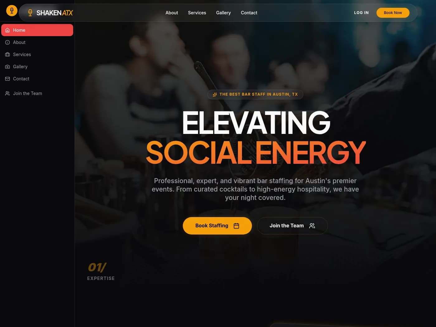 Shaken Staffing Website