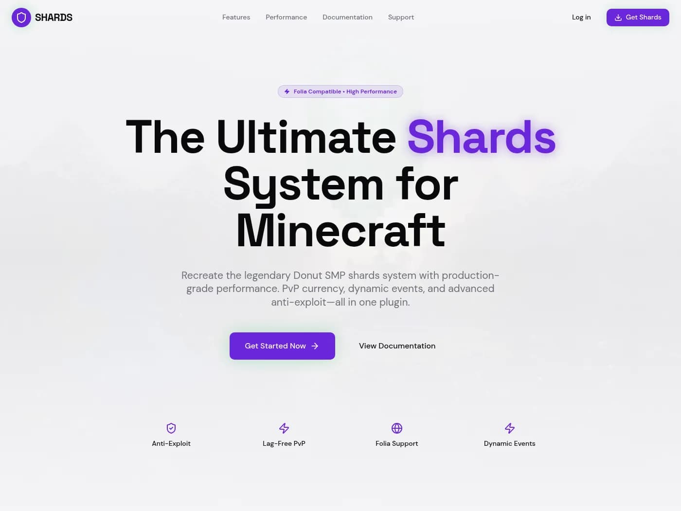 Shards SMP Plugin