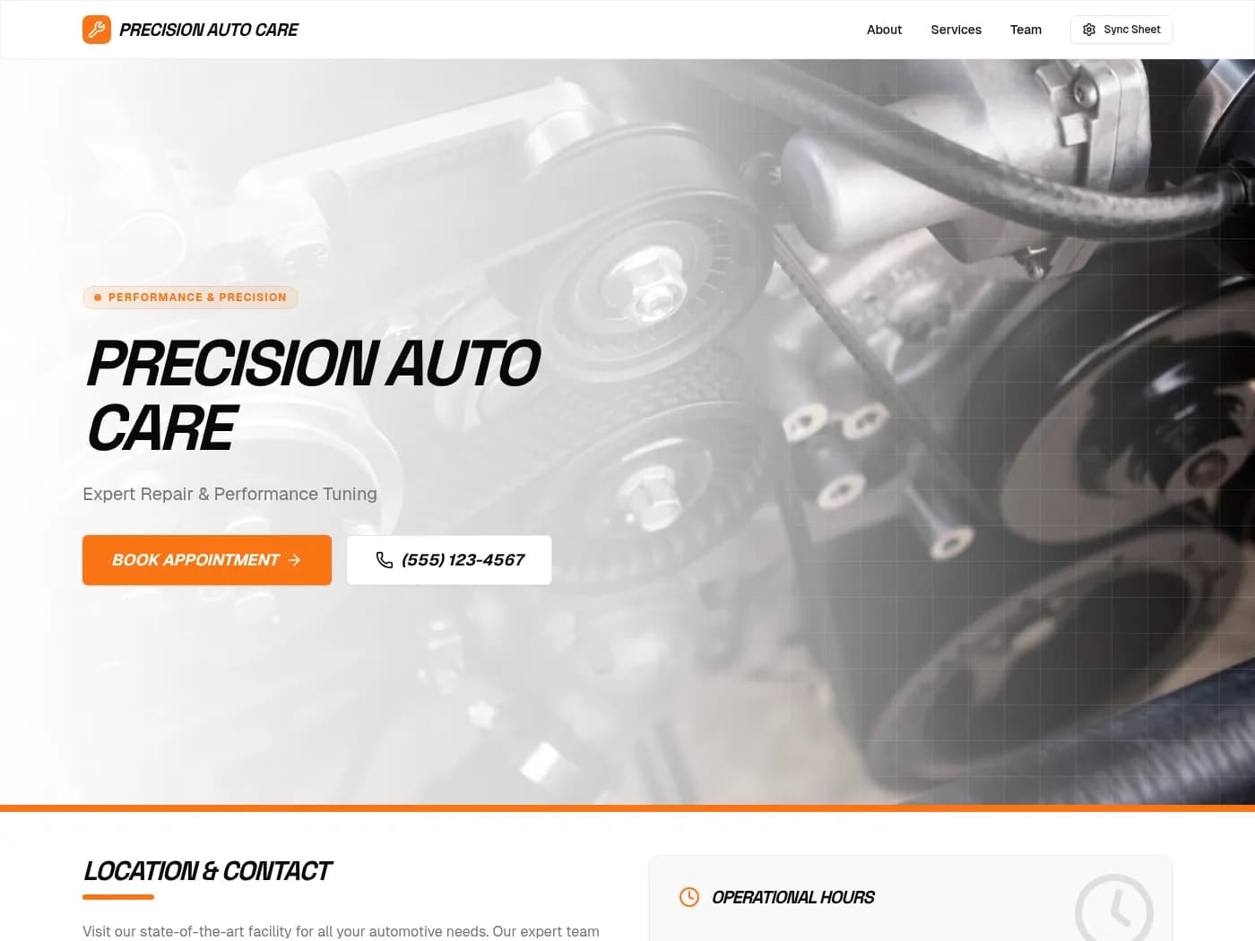 Auto Shop Sheet Sync