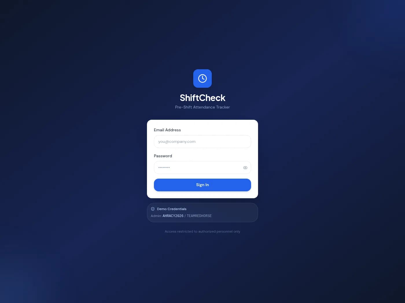 ShiftCheck