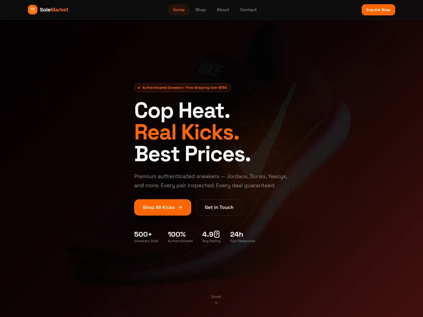 Sneaker Sell Site
