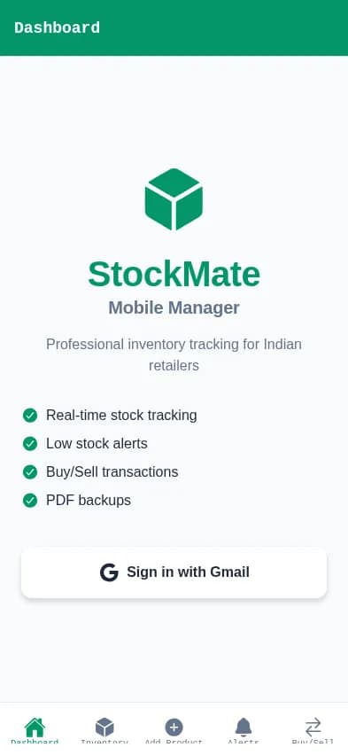 StockMate Mobile Manager