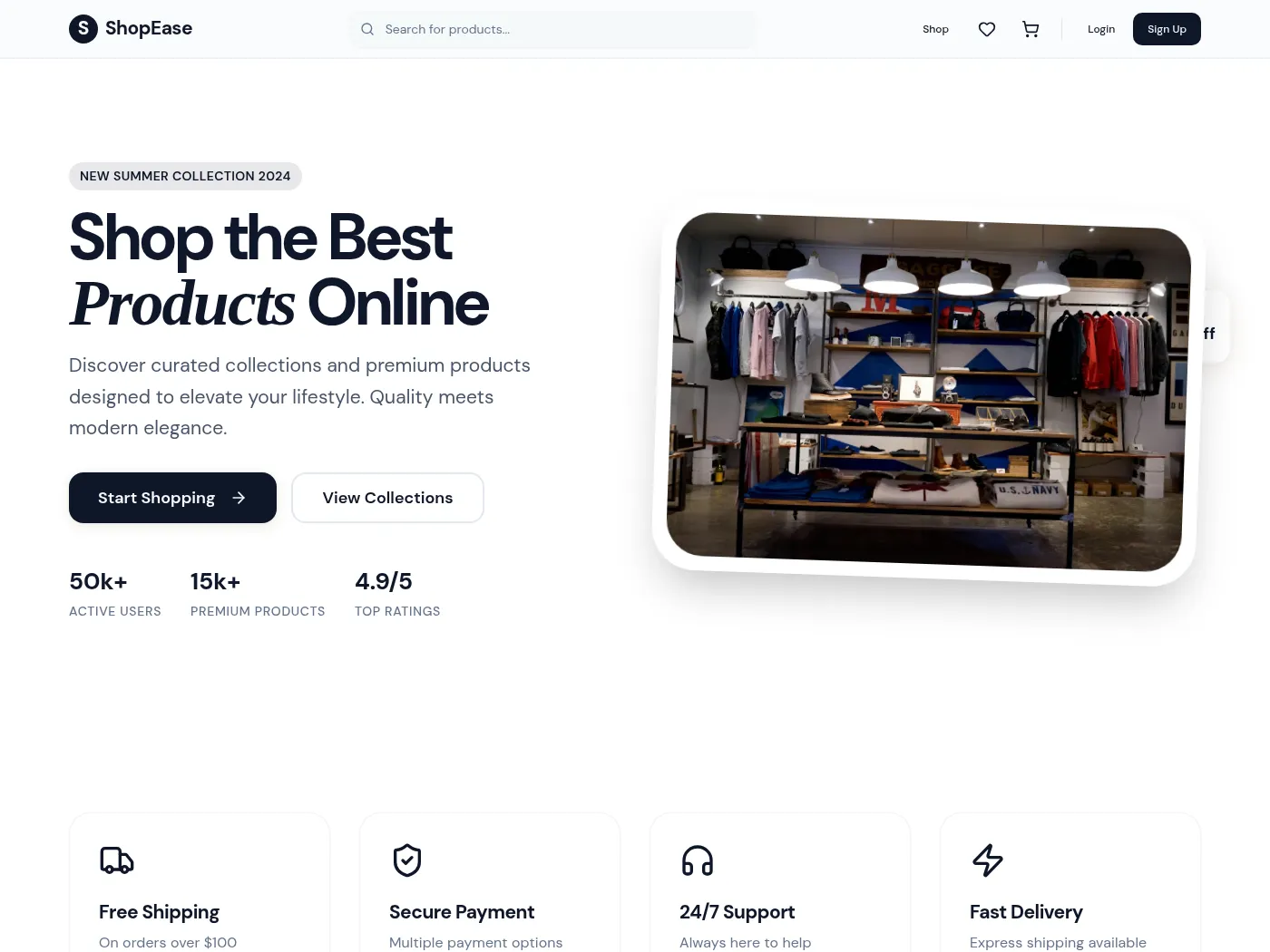 ShopEase E-Commerce Platform