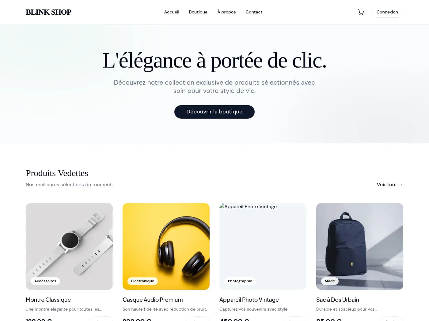 Shopify Storefront Starter