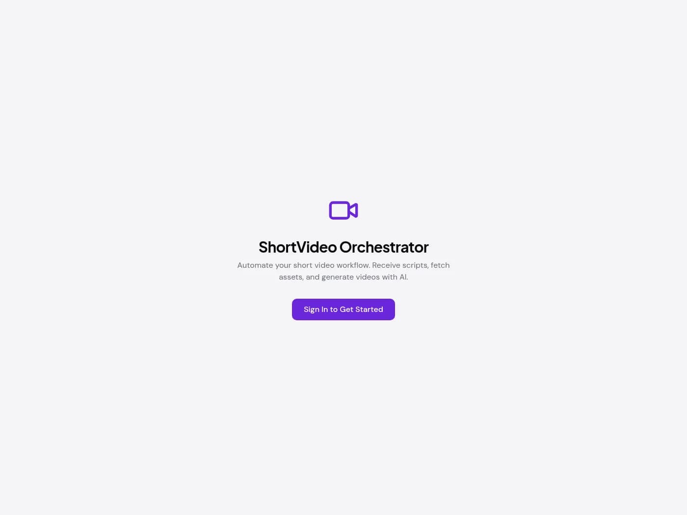 ShortVideo Orchestrator