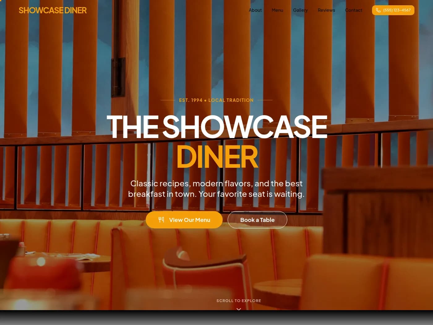 Showcase Diner Site