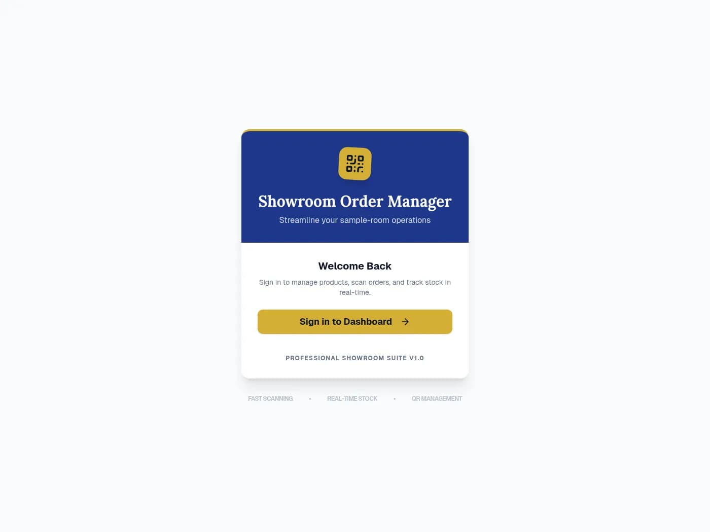 Showroom Order Manager