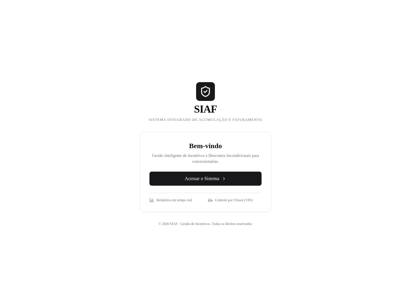 SIAF Incentive Manager