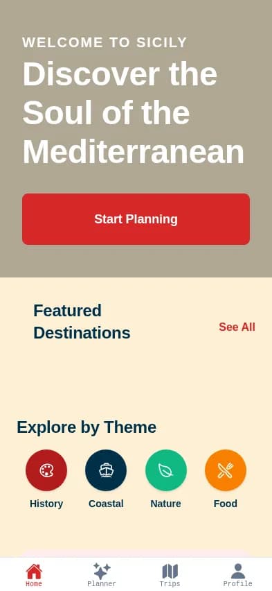SiciliAI Travel App