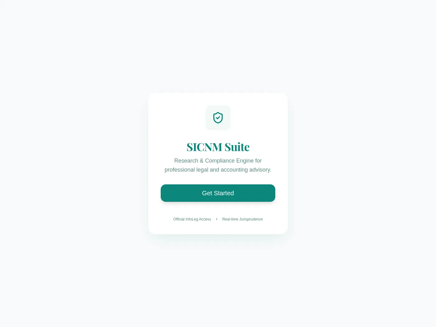 SICNM Compliance Suite