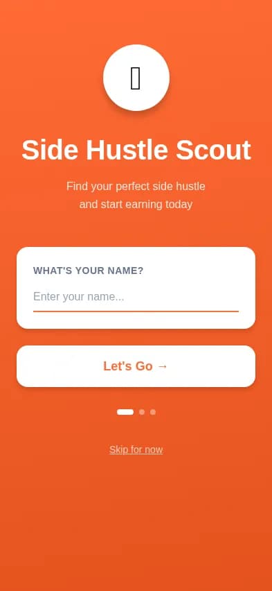 Side Hustle Scout