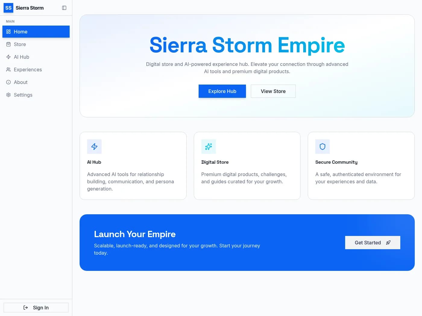 Sierra Storm Empire