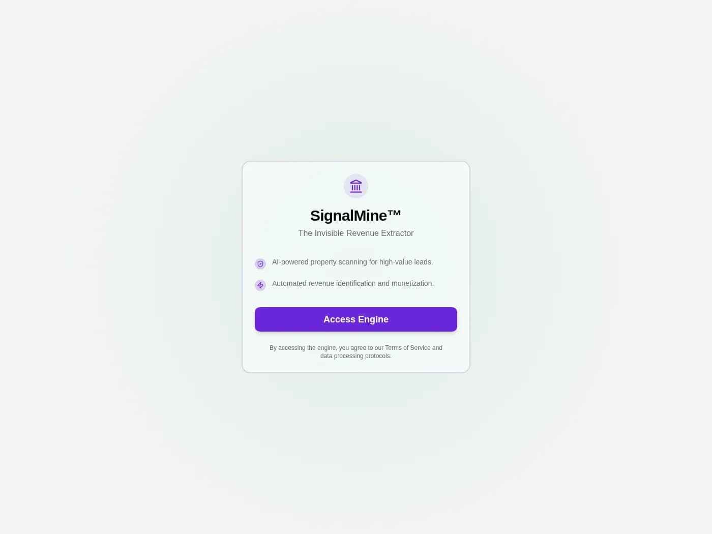 SignalMine Revenue Engine