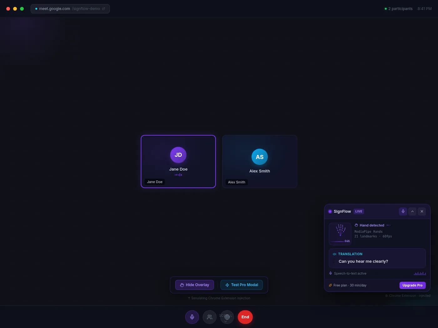 SignFlow Extension MVP