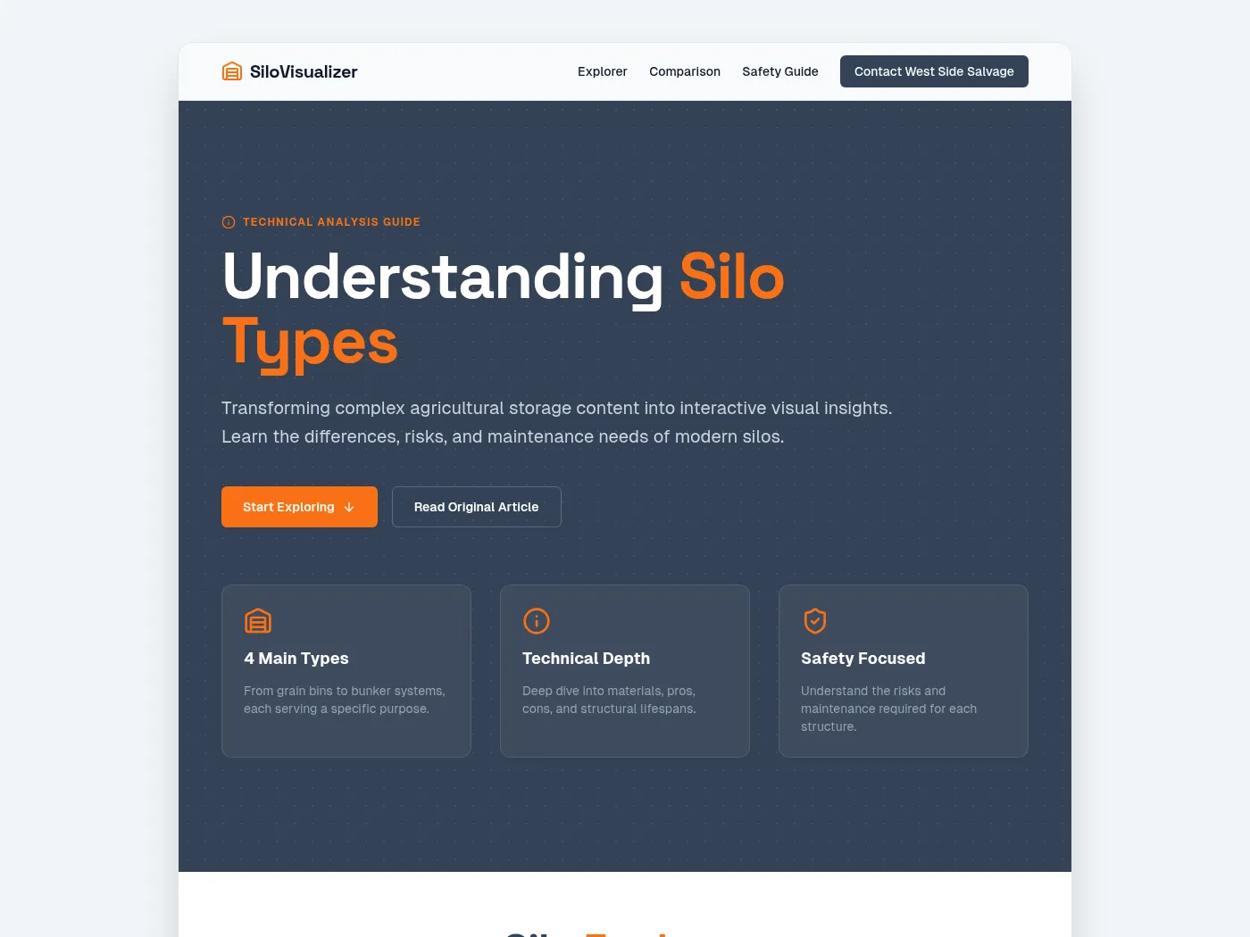 Silo Types Visualizer