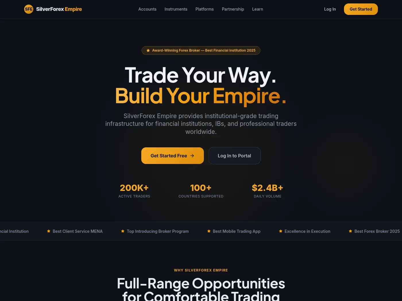 SilverForex Empire Portal