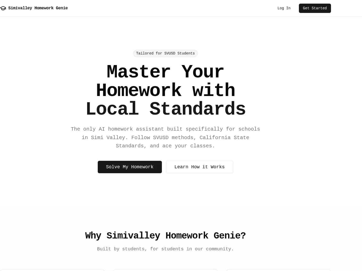 Simivalley Homework Genie