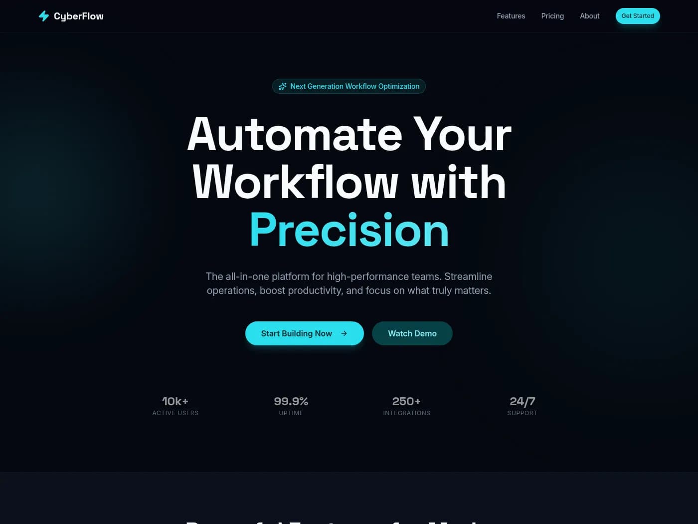 Simple Landing Page