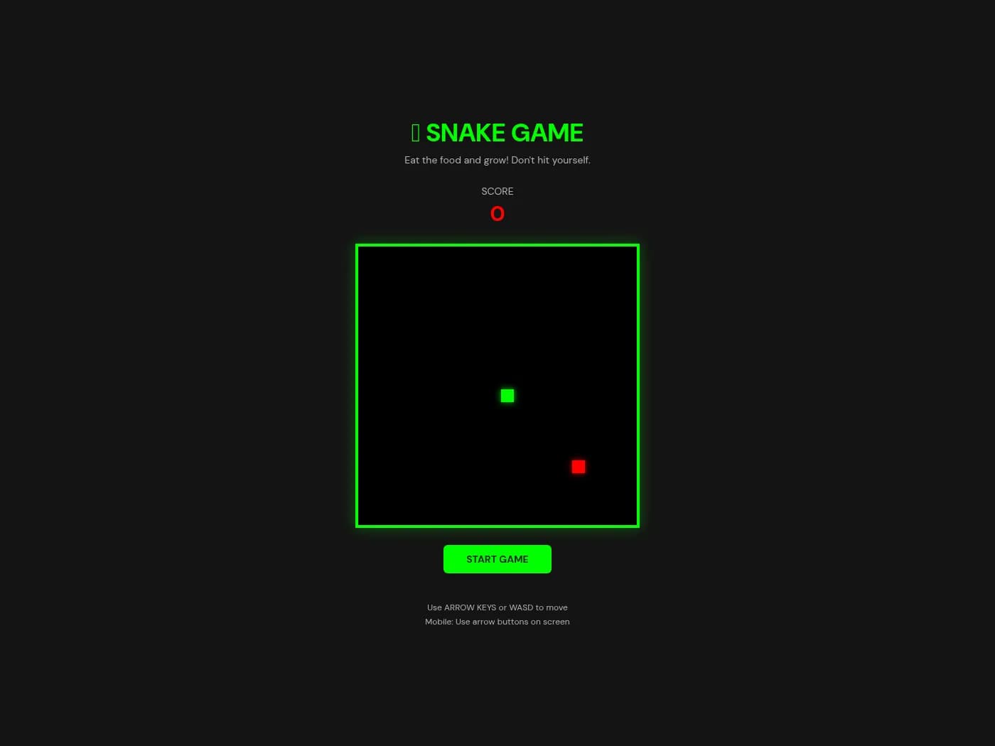 Simple Snake Game