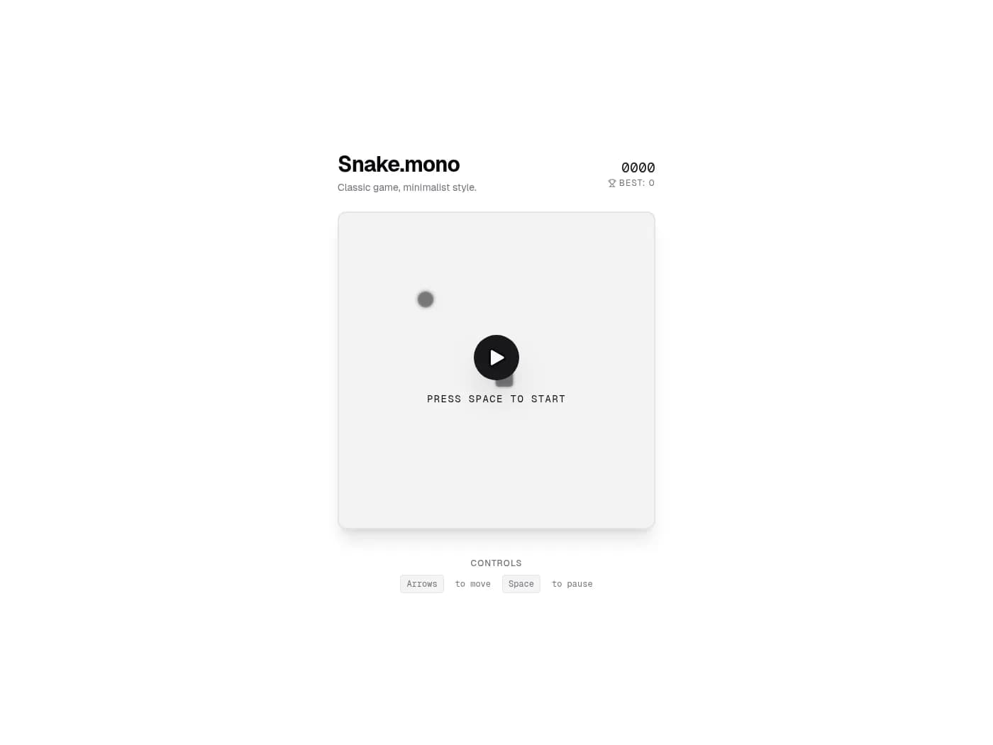 Simple Snake Game