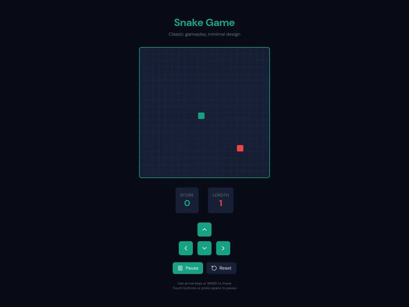Snake Game Simple