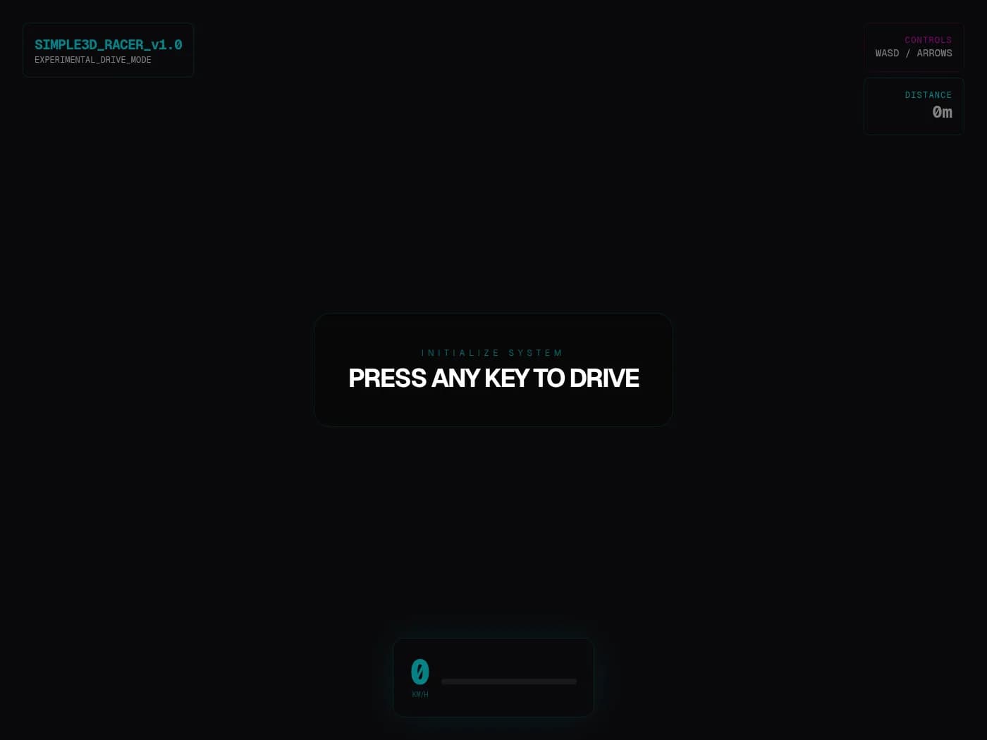 Simple3D Racer