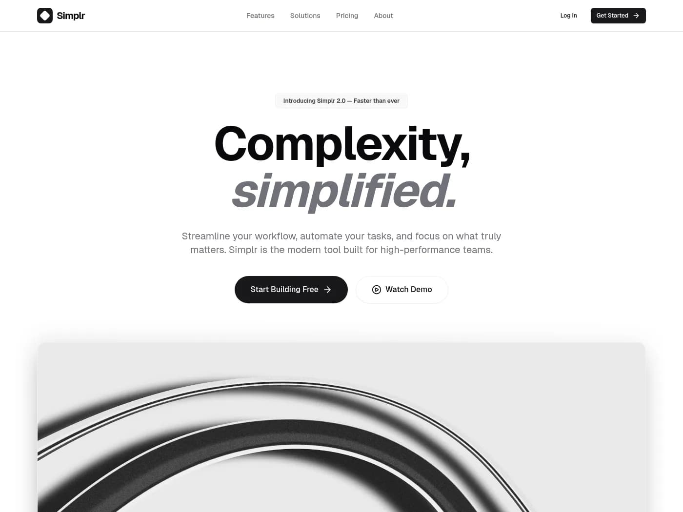 Simplr Landing Page