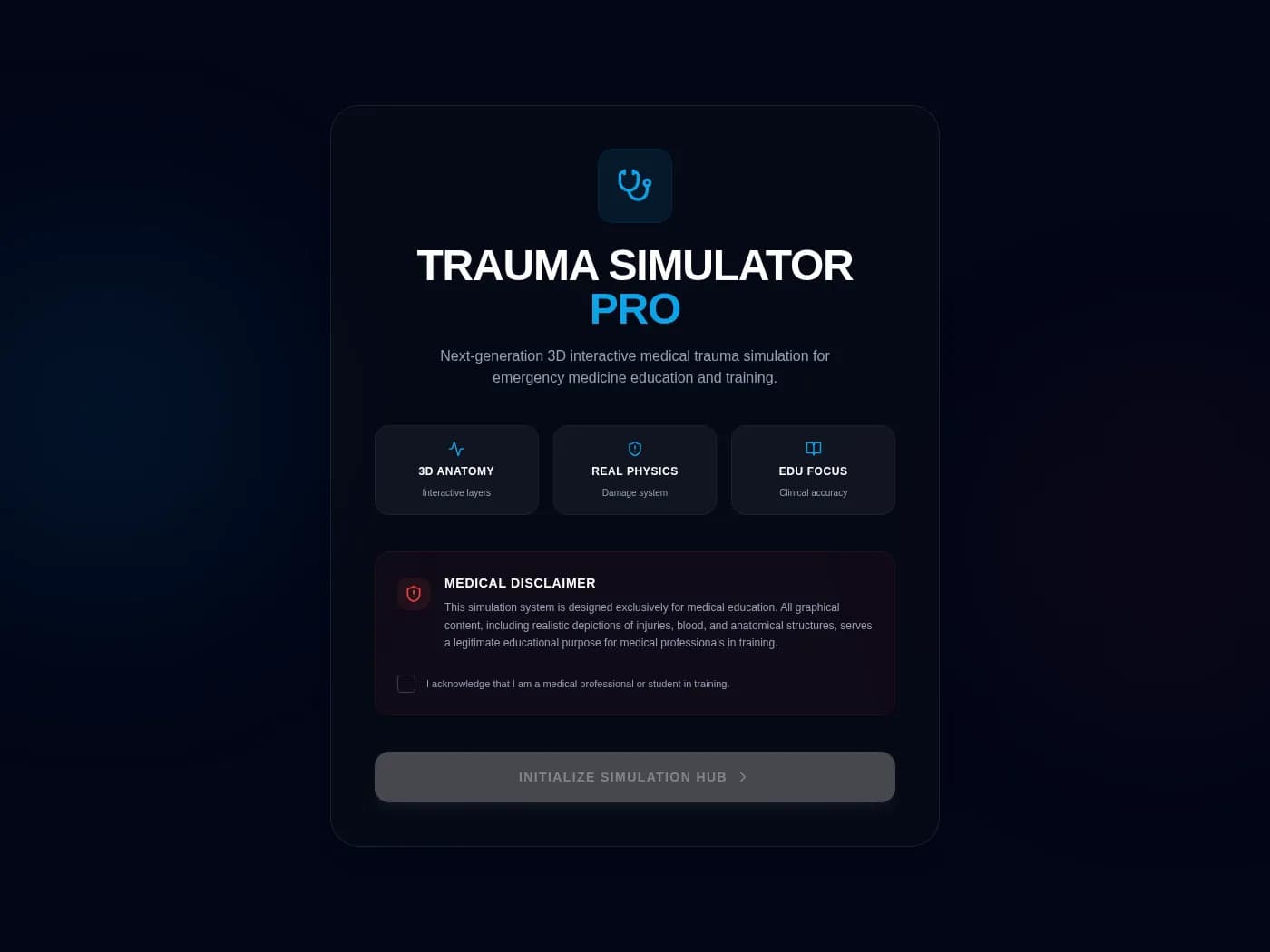 Simulateur Médical Pro