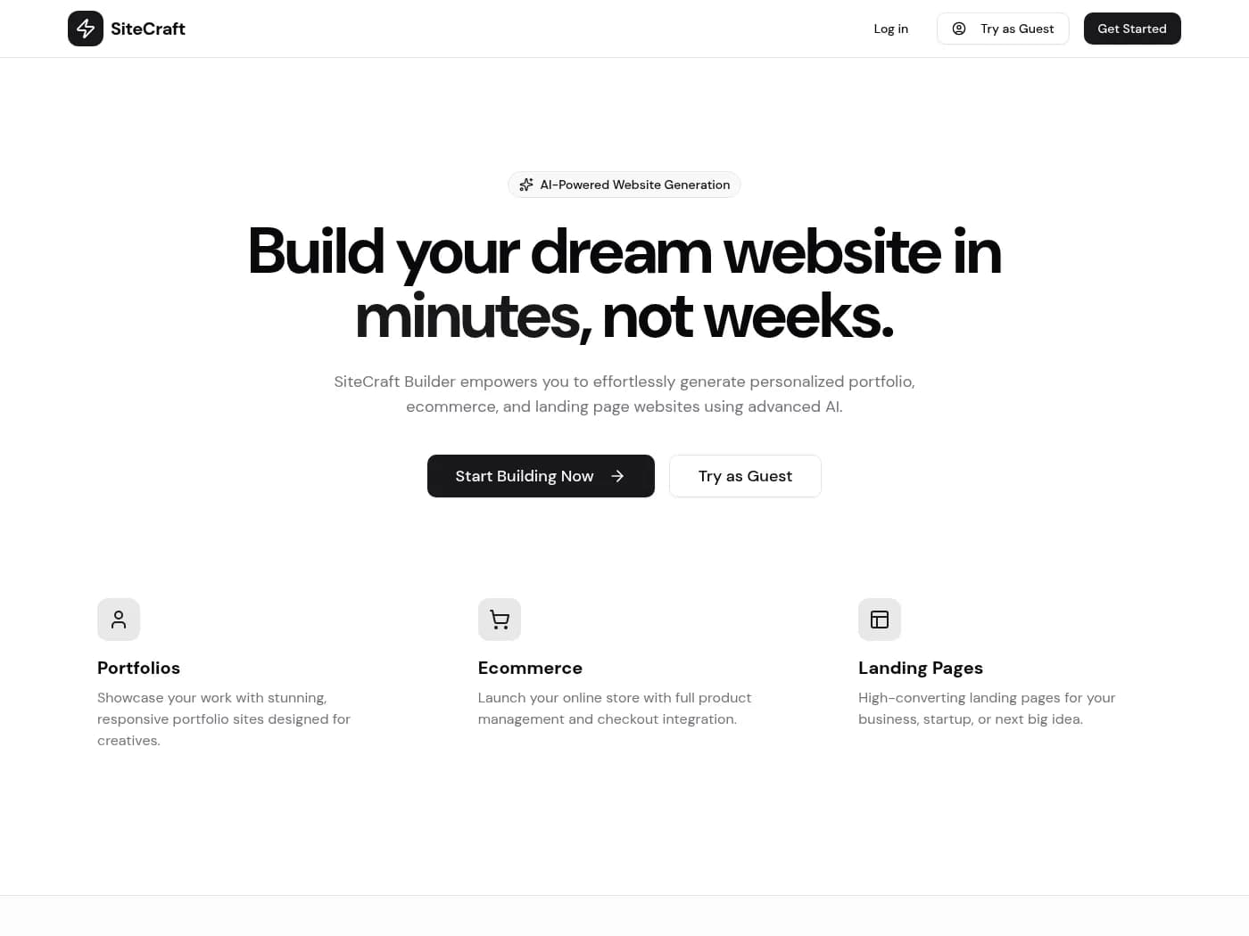 SiteCraft Builder