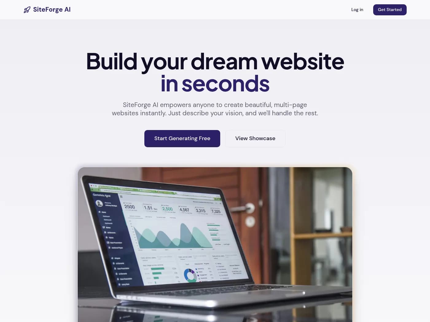 SiteForge AI Website Builder