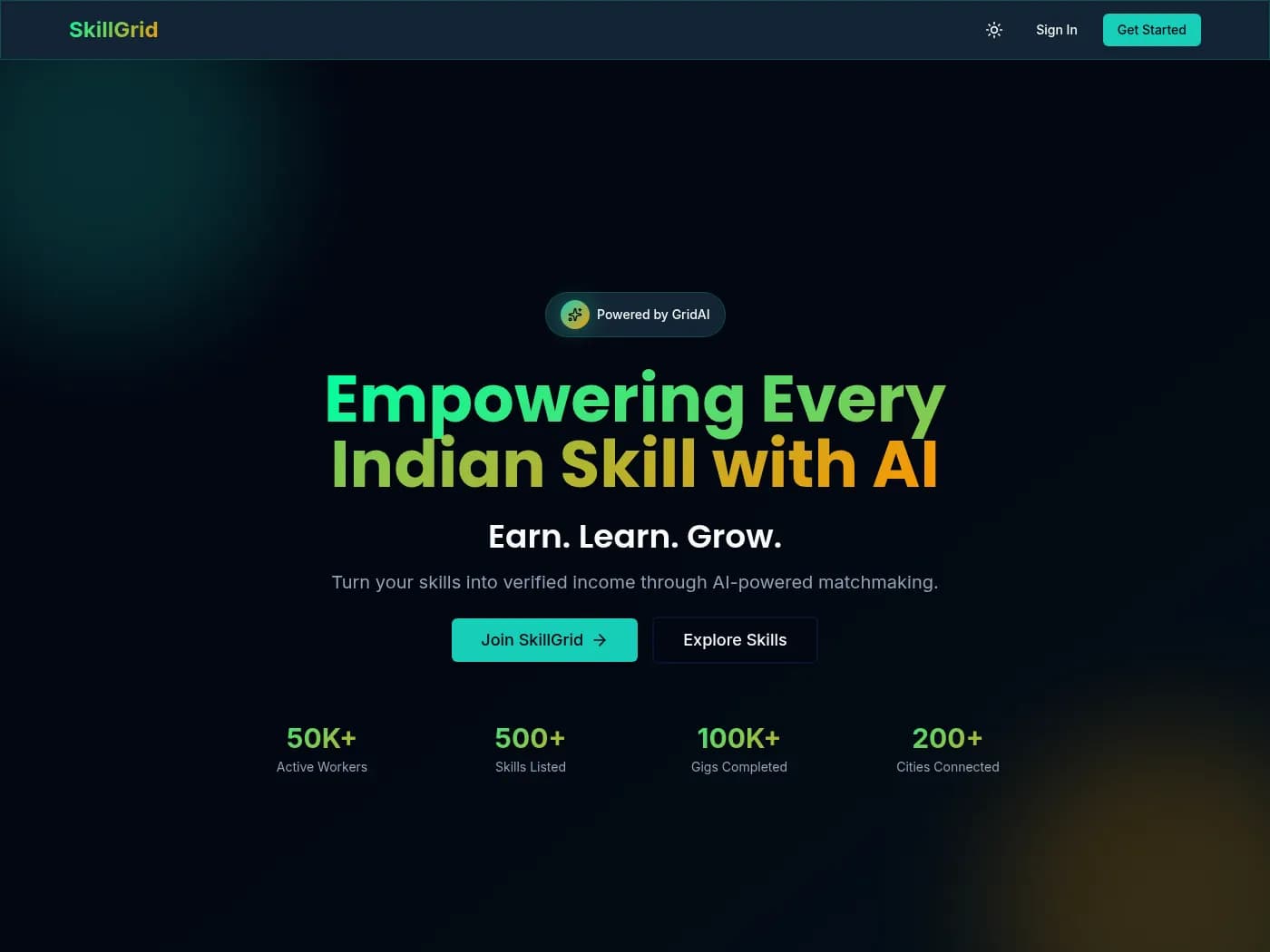 SkillGrid — The AI-Powered Indian Skill-Opportunity PWA Ecosystem