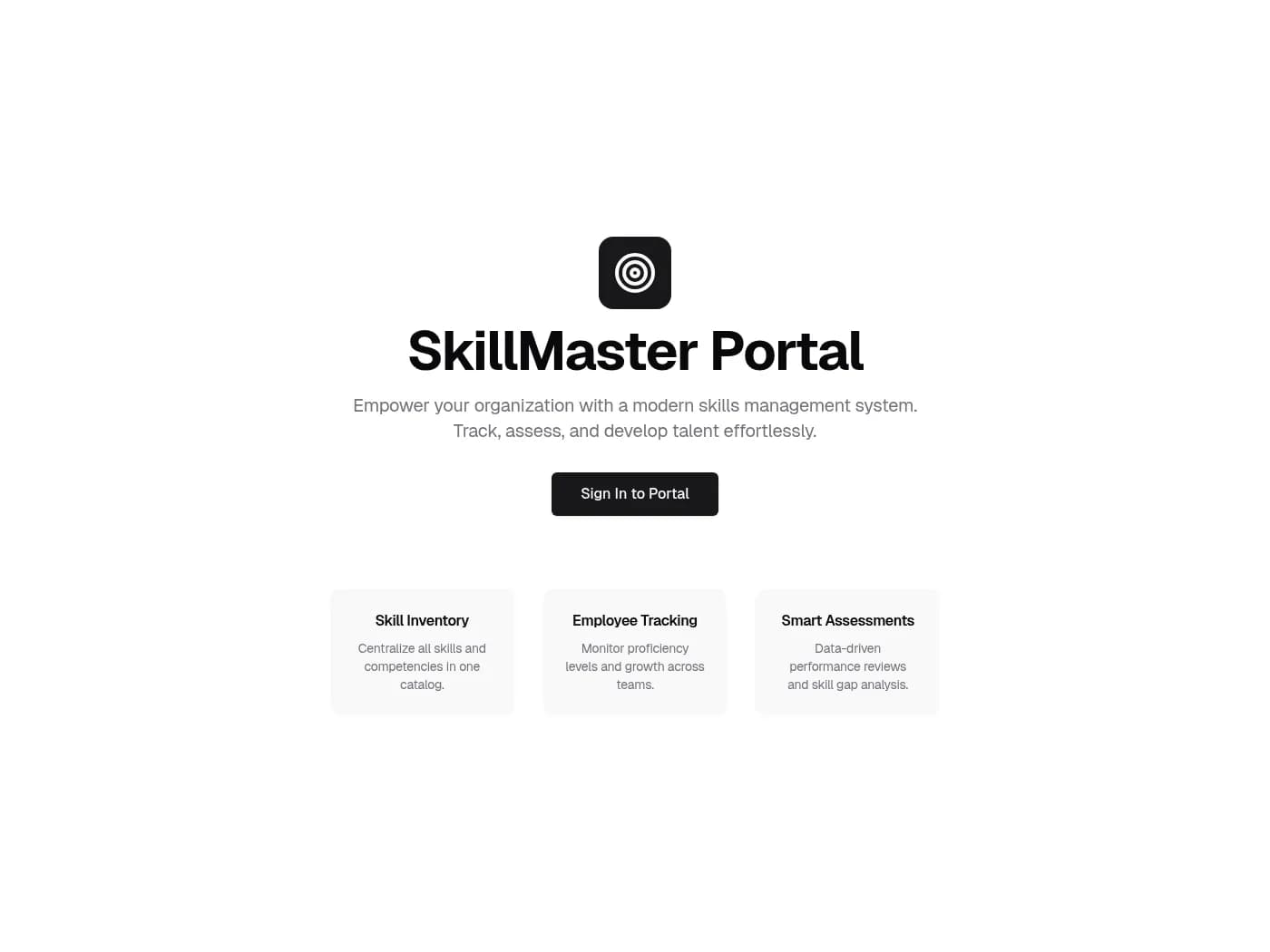 SkillMaster Portal