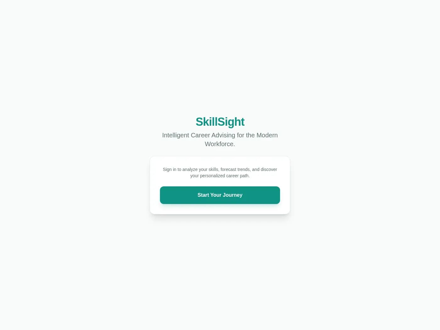 SkillSight Career Advisor