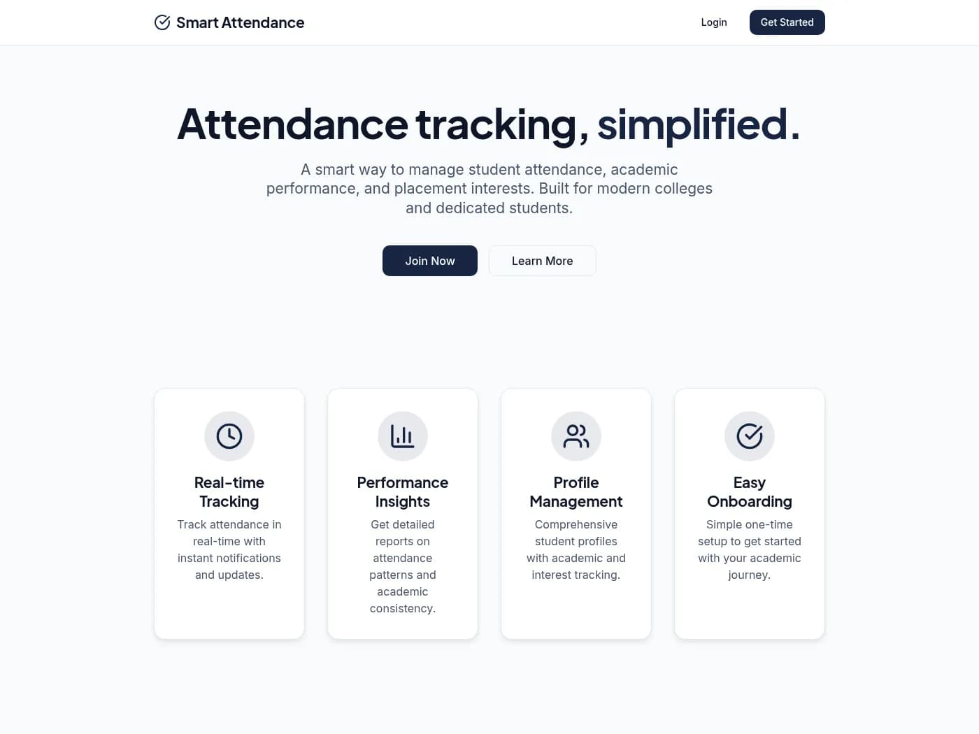 Smart Attendance Portal