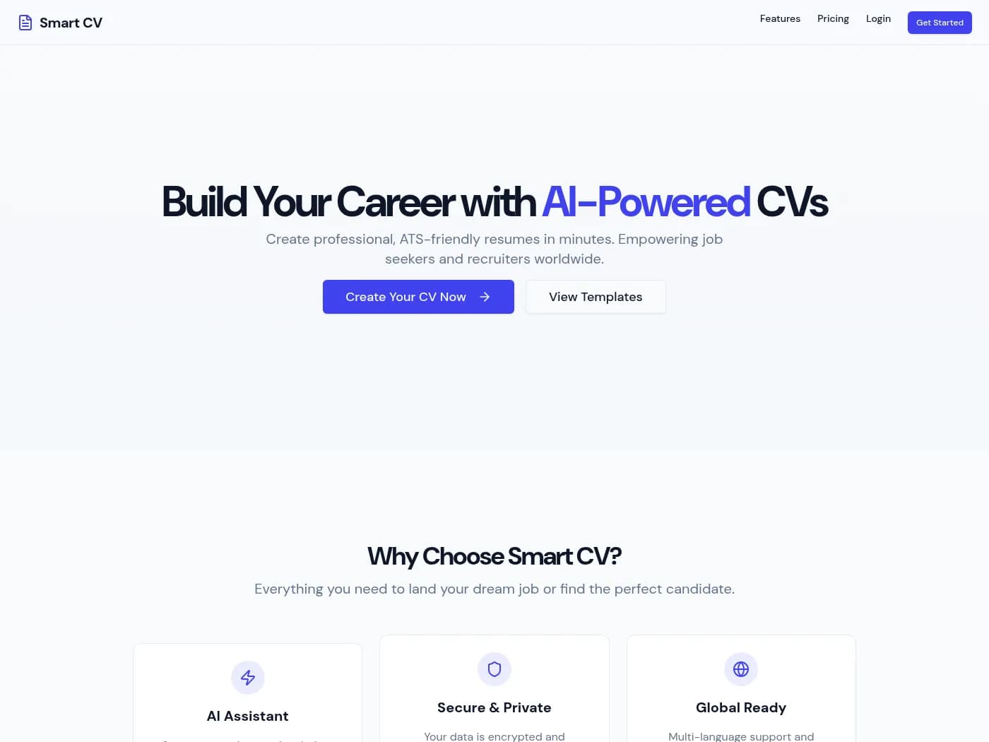 Smart CV Platform