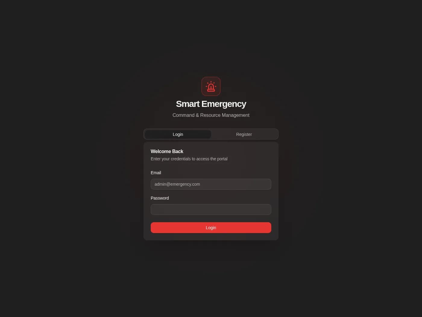 Smart Emergency Command Center