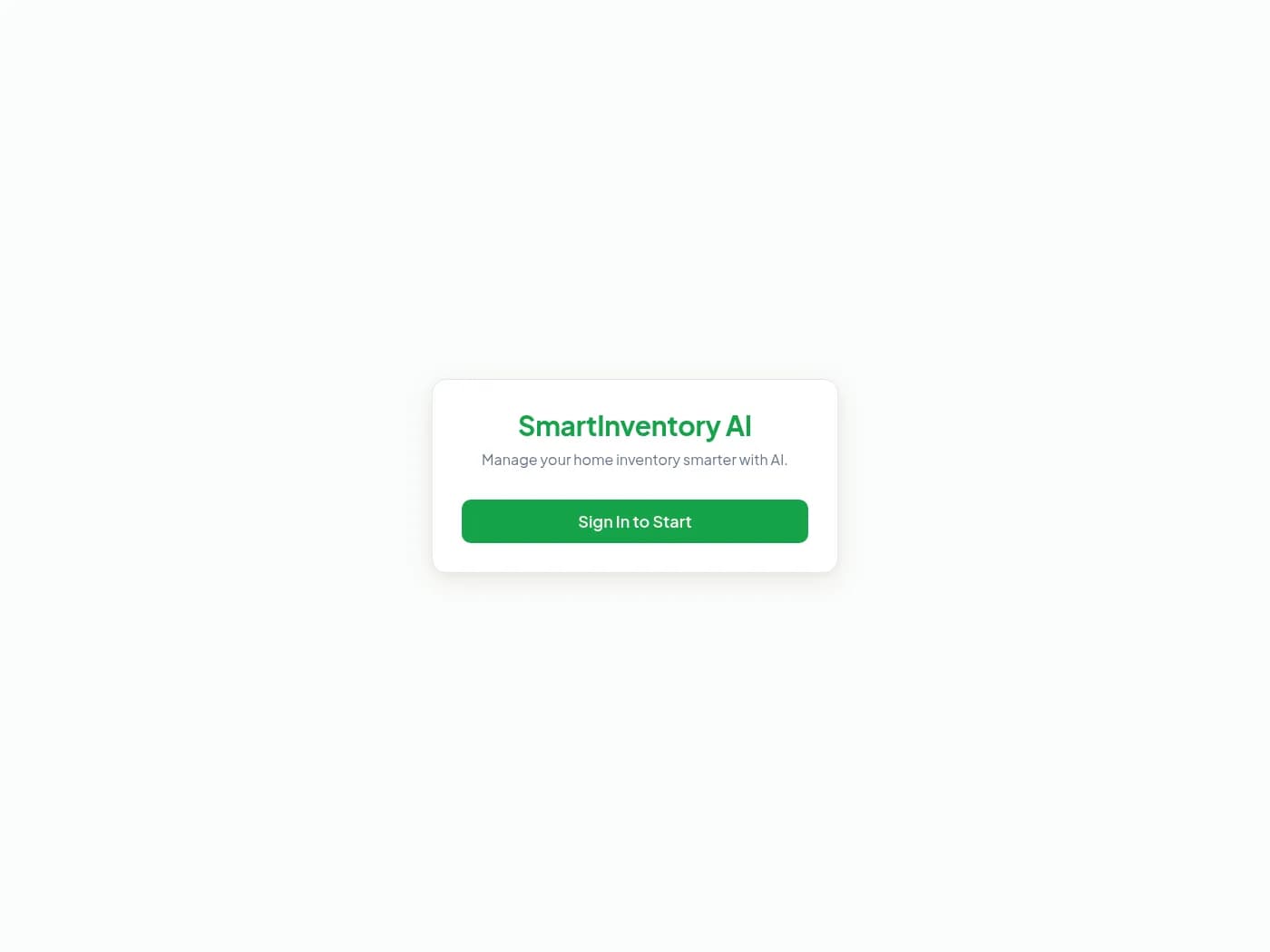 SmartInventory AI App