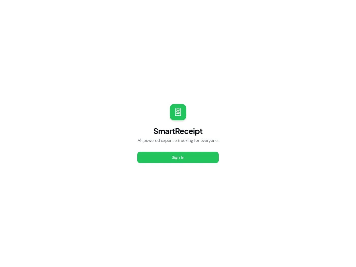 SmartReceipt MVP