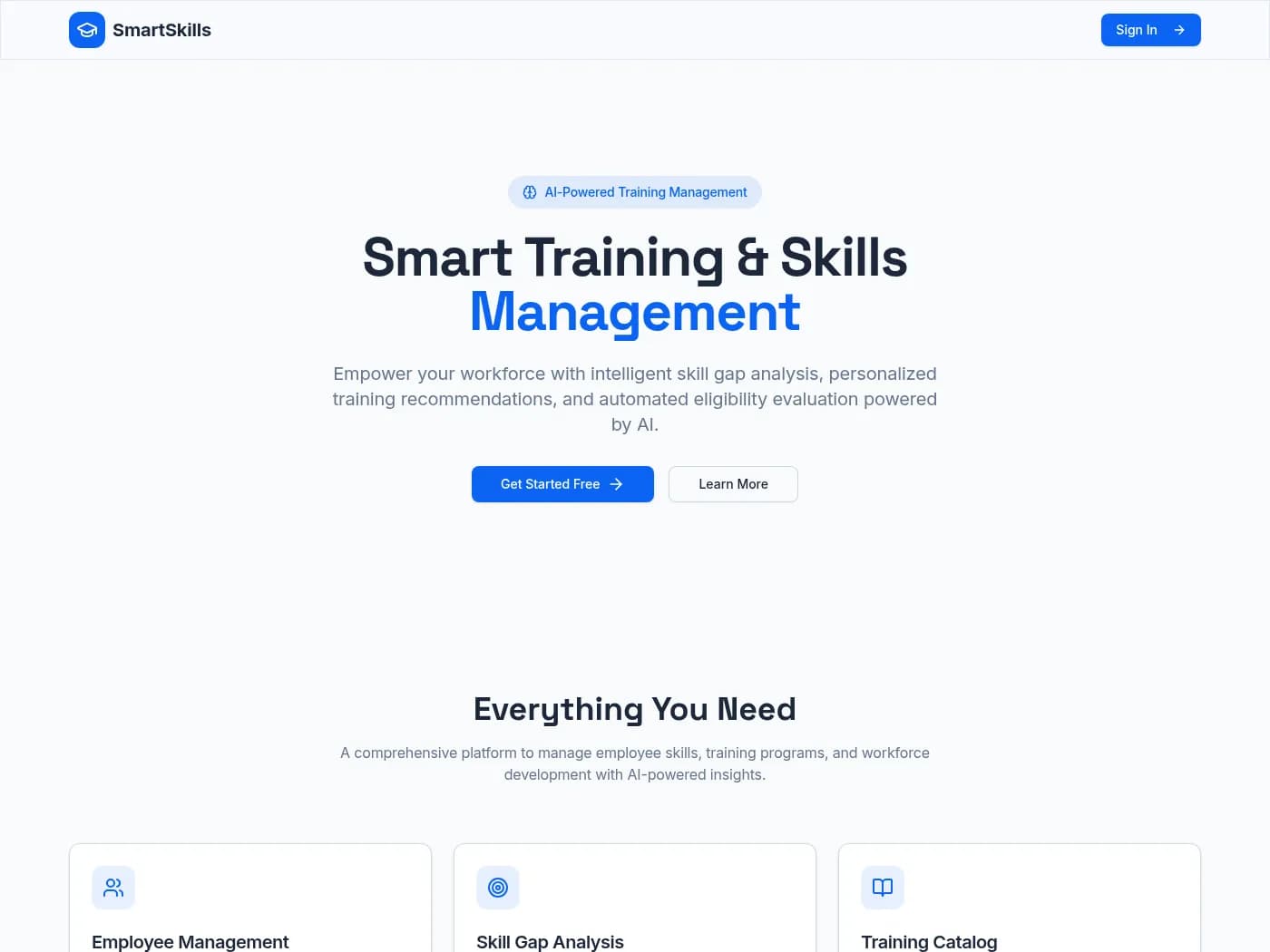 SmartSkills Platform
