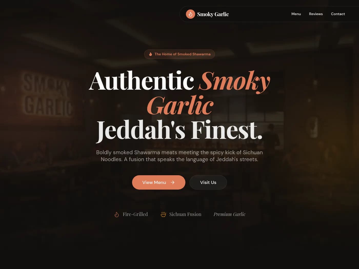 Smoky Garlic Website