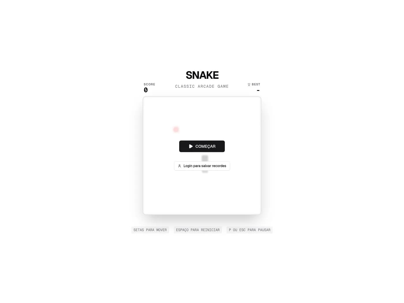 Classic Snake Game