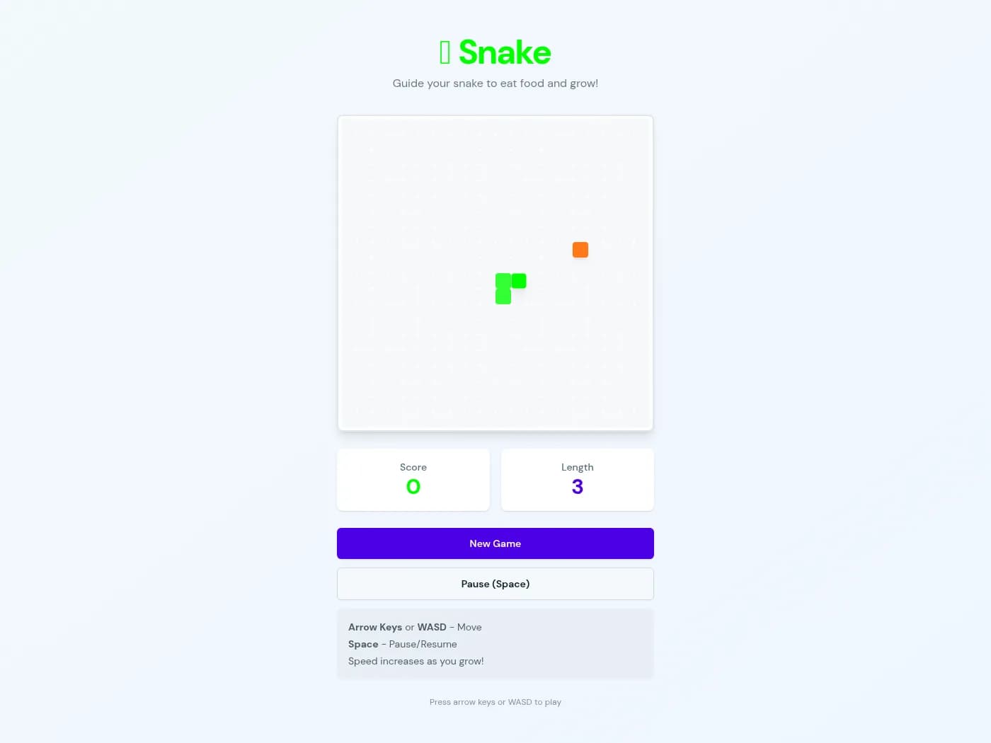 Simple Snake Game