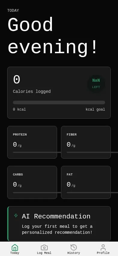 SnapNutrition AI Tracker